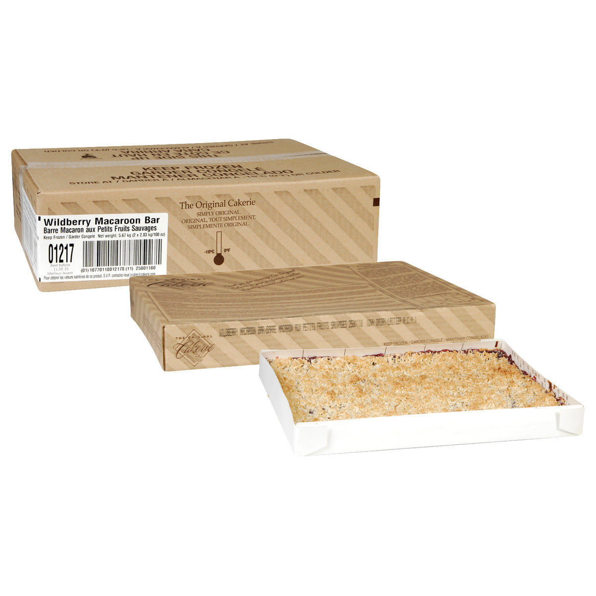 Cakerie Wildberry Macaroon Sheet Cake 2x2.83kg [$0.83/serving]