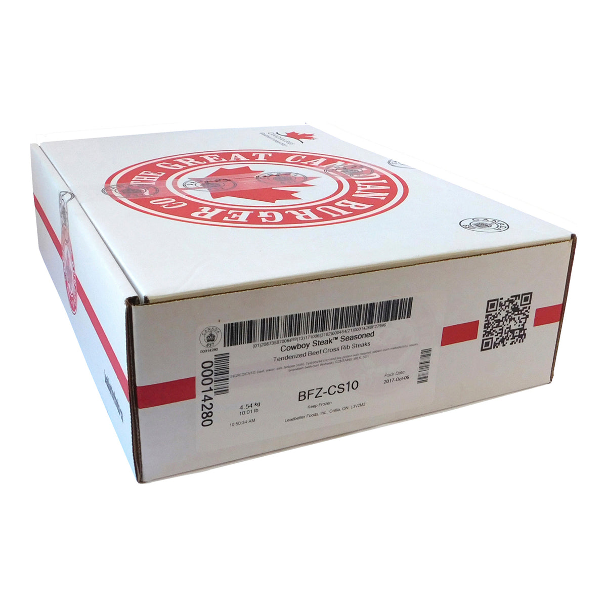 Leadbetters Marinated Cowboy Steaks 20x227g [$3.39/ea]