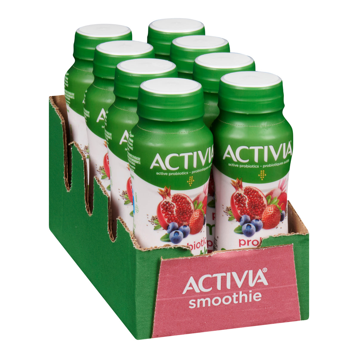 Activia Mixed Berry Smoothie 8x190ml [$1.96/ea]